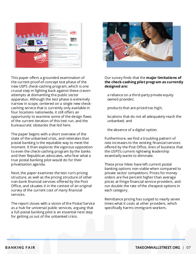 Banking Fair – Take On Wall Street